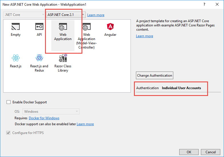How to publish ASP.NET Core web application via Visual Studio 2017