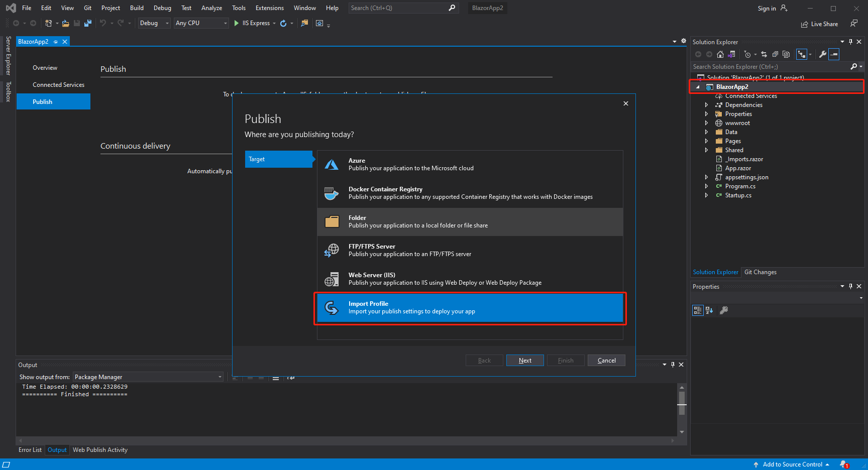 How do I deploy a Blazor application - SharkASP.NET