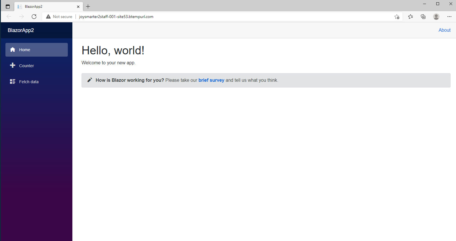 How do I deploy a Blazor application - SharkASP.NET