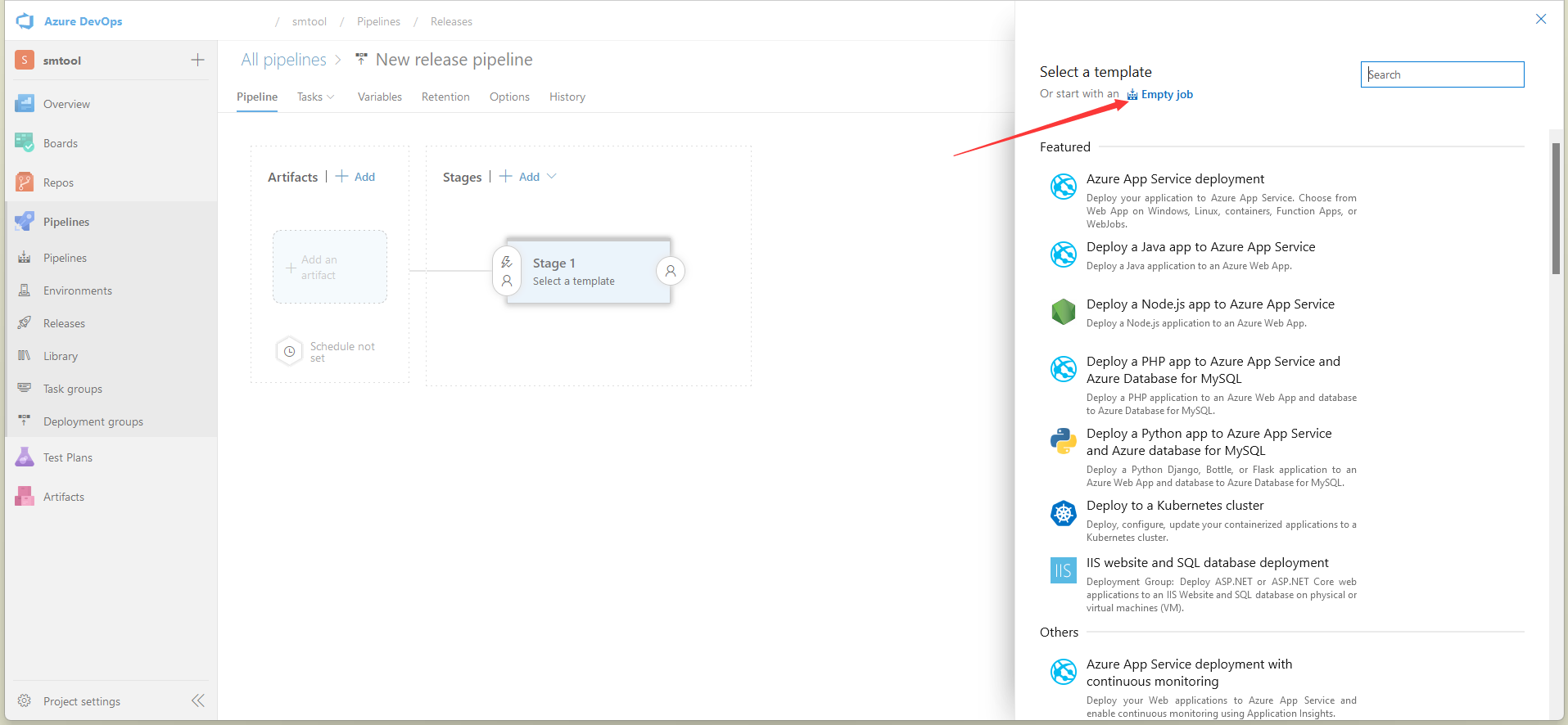 How to use Azure DevOps pipeline CI/CD with SharkASP.NET hosting