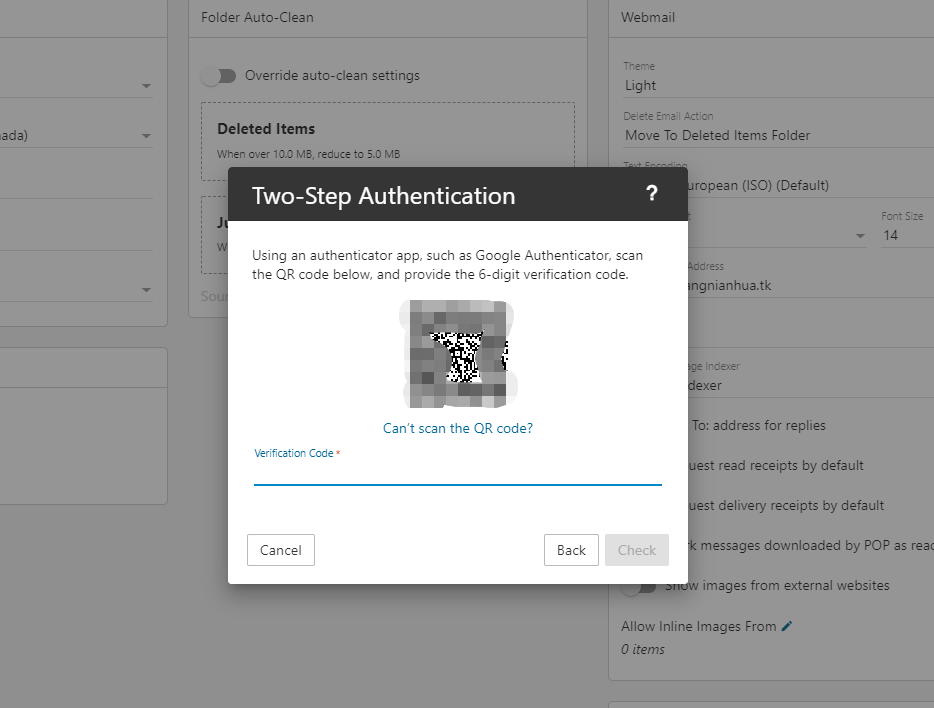 How to Setup SmarterMail Email with Two Factor Authentication