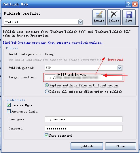 Deploying a Visual Studio 2010 Web Application Project to Our web ...